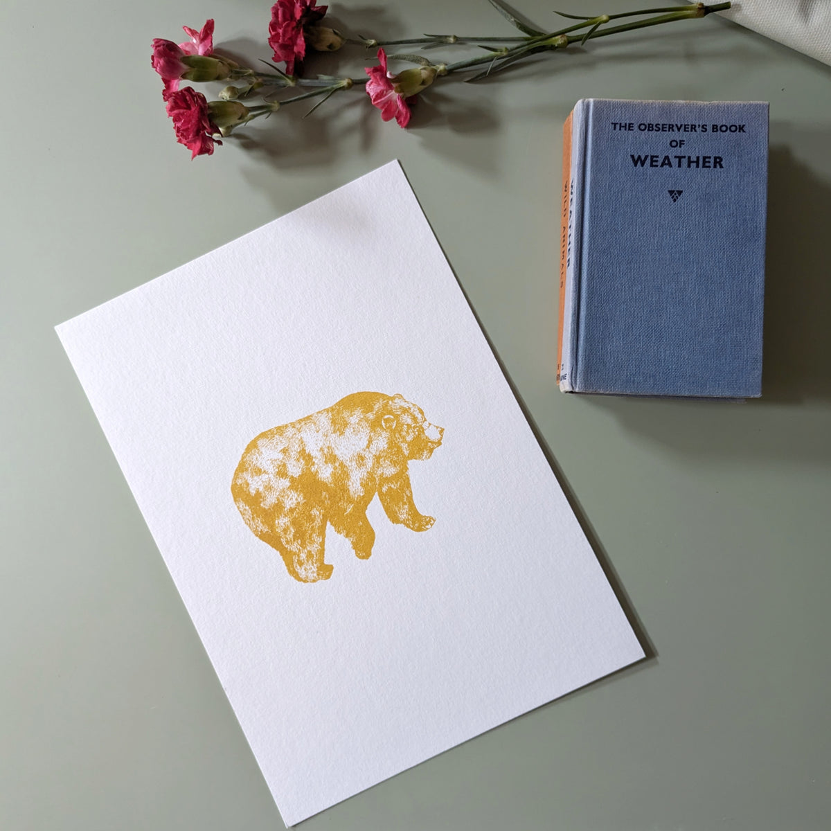 Golden Bear Screenprint – Julia Ogden